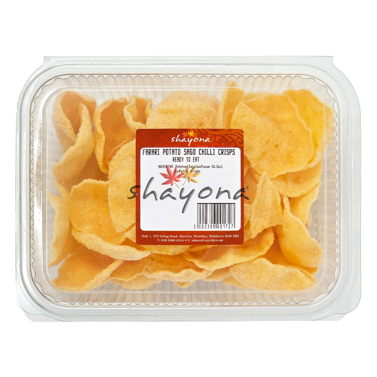 Shayona Farari Chilli Potato Sago Crisps – Shayona UK